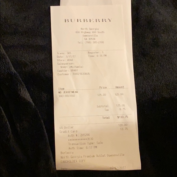 Burberry | Tops | Nwt Burberry Polo Authentic With Receipt | Poshmark